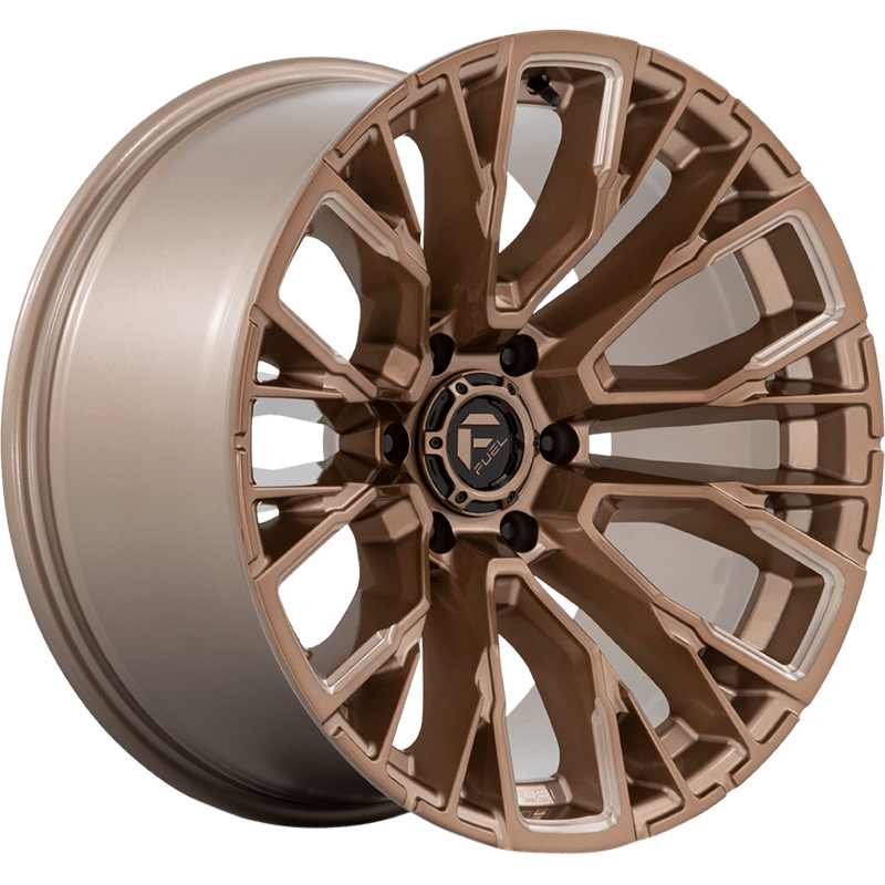 FUEL OFFROAD REBAR 6 wheel with PLATINUM BRONZE MILLED | Mag Wheel & Tyre